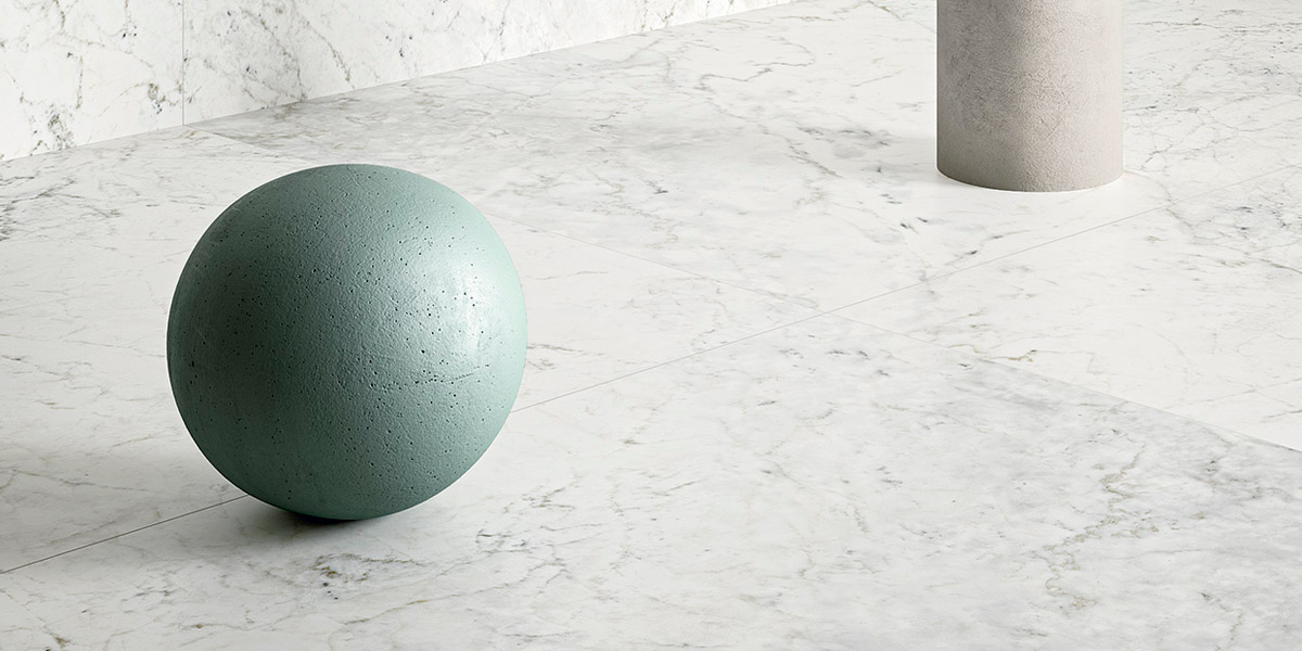 White 750 x 750 mm Marble effect porcelain tile | Ariostea Ultra Marmi Michelangelo Altissimo ...