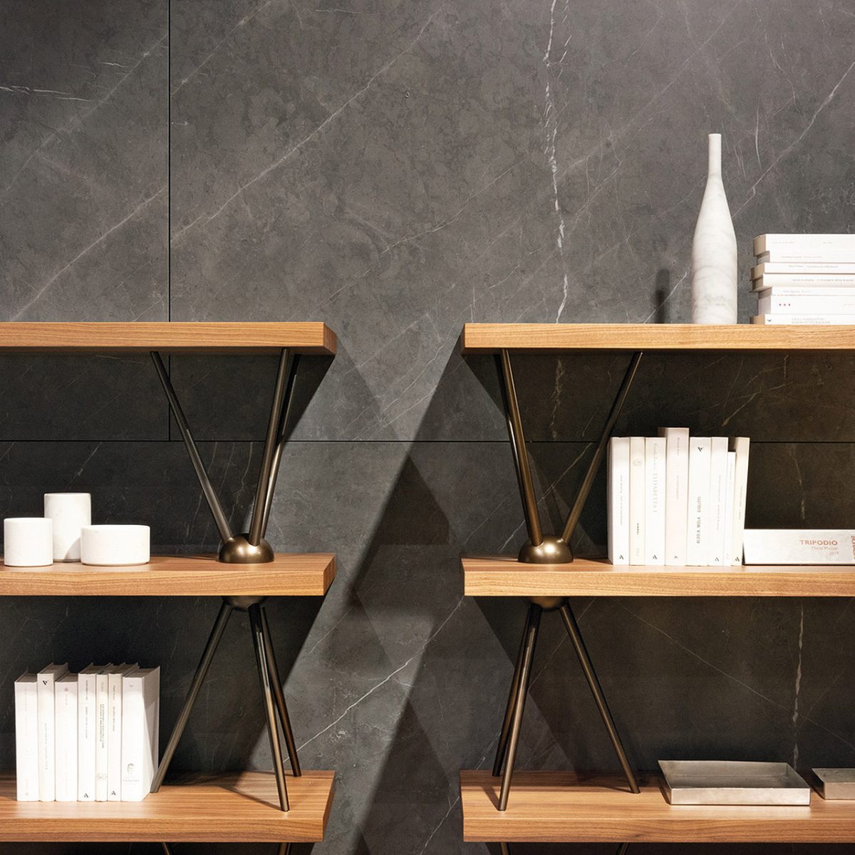 Grey 1000 x 2700 mm Marble effect porcelain tile | Ariostea Ultra Marmi ...
