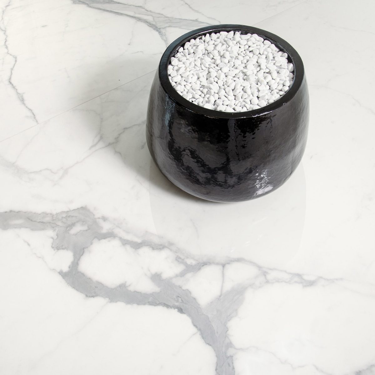 White 600 x 1200 mm Marble effect porcelain tile | Fiandre Marble Lab ...