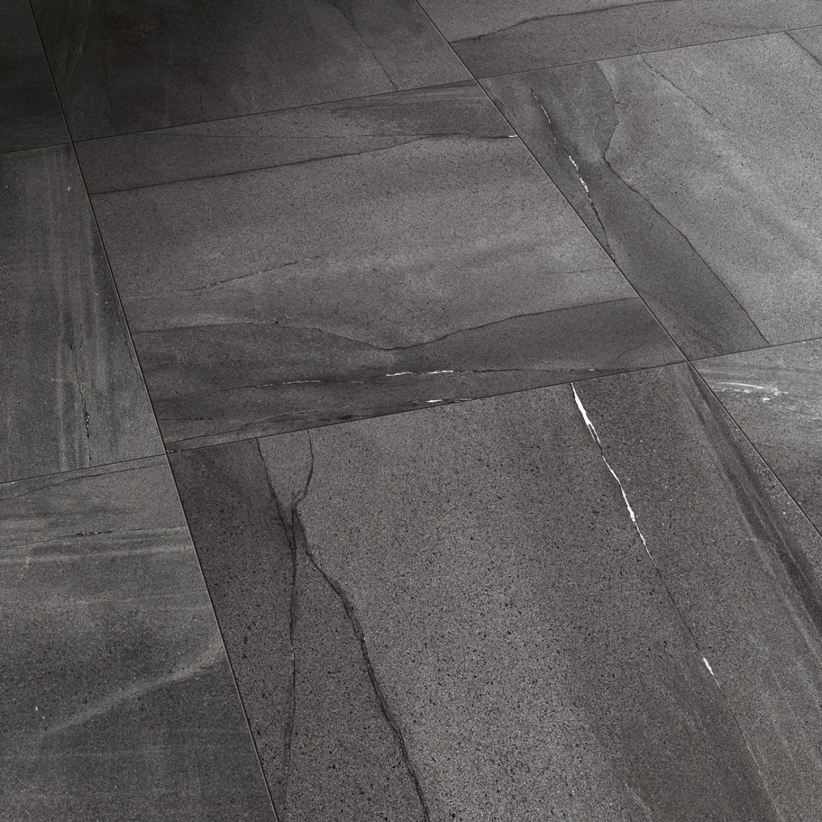 Black 1000 x 3000 mm Stone effect porcelain tile | Ariostea Ultra ...