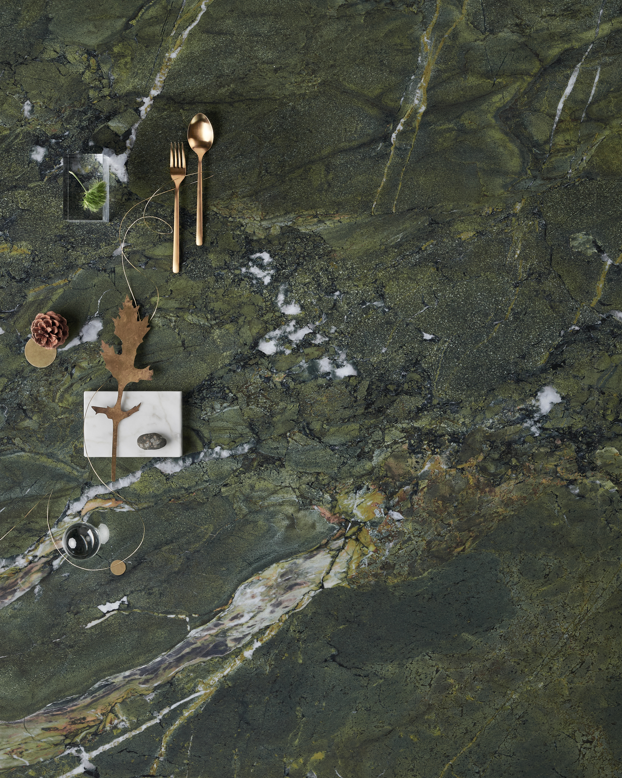 Ariostea Ultra Marmi Verde Karzai Marble effect porcelain tiles ...