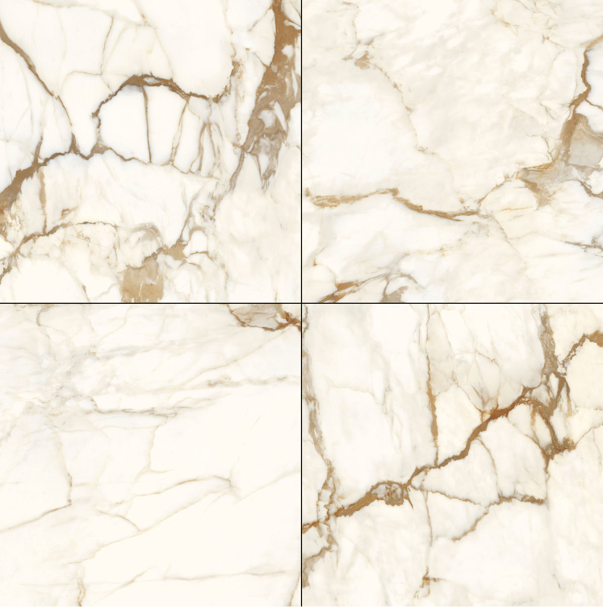 Cream 600 x 600 mm Marble effect porcelain tile | Ariostea Marmi ...