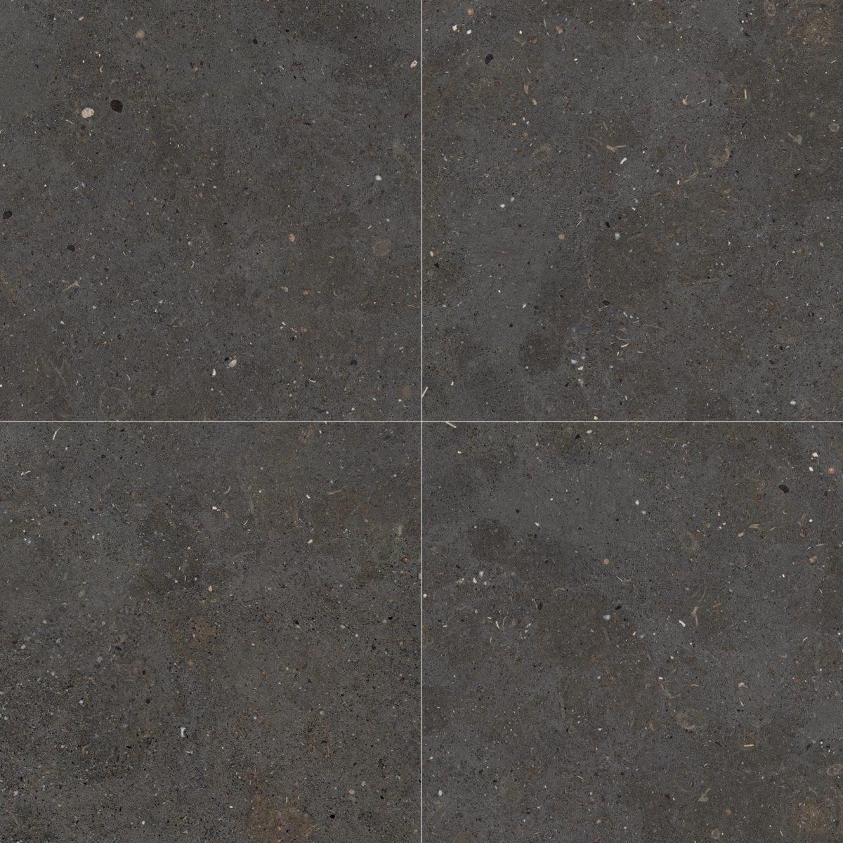 Black 1000 x 1000 mm Stone effect porcelain tile | Fiandre Solida Black ...