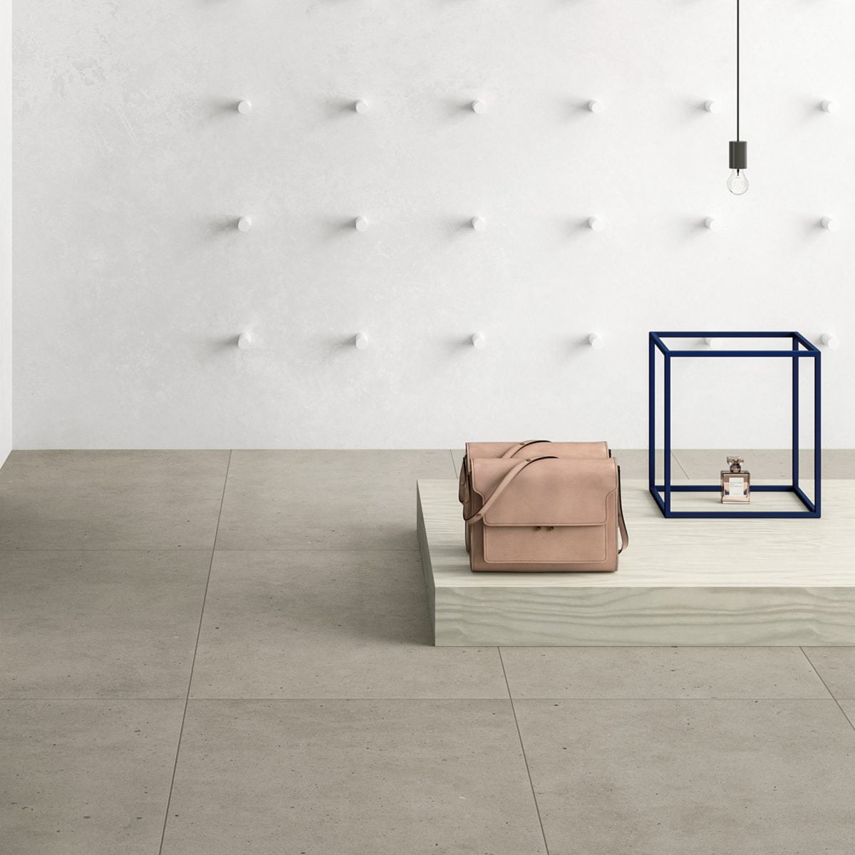 Grey 1000 x 1000 mm Stone effect porcelain tile | Fjord Maximum Sand ...