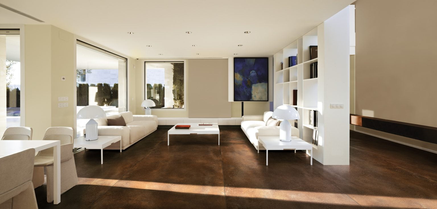 Ariostea Metal XXL Corten Concrete effect porcelain tiles Natural 750 x ...