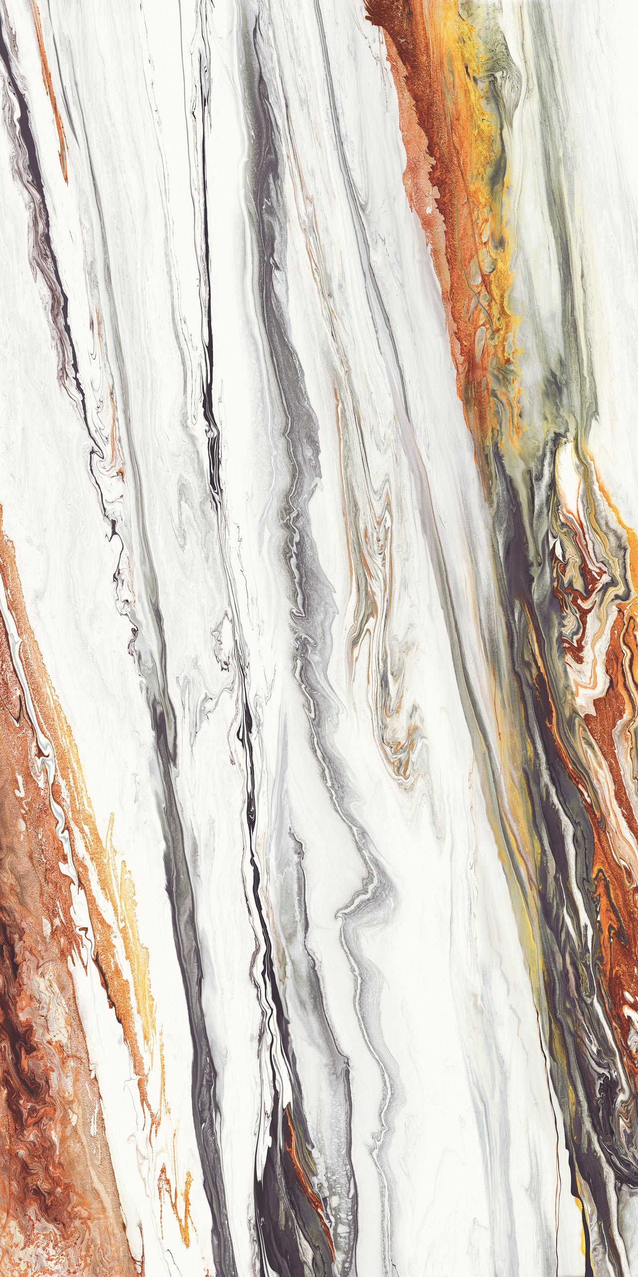 FMG Diesel Cosmo Liquid Purple Marble effect porcelain tiles Polished ...