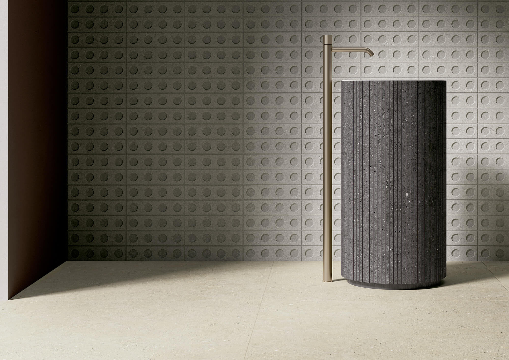 Fiandre Solida White Stone effect porcelain tiles Natural 1000 x 1000 ...