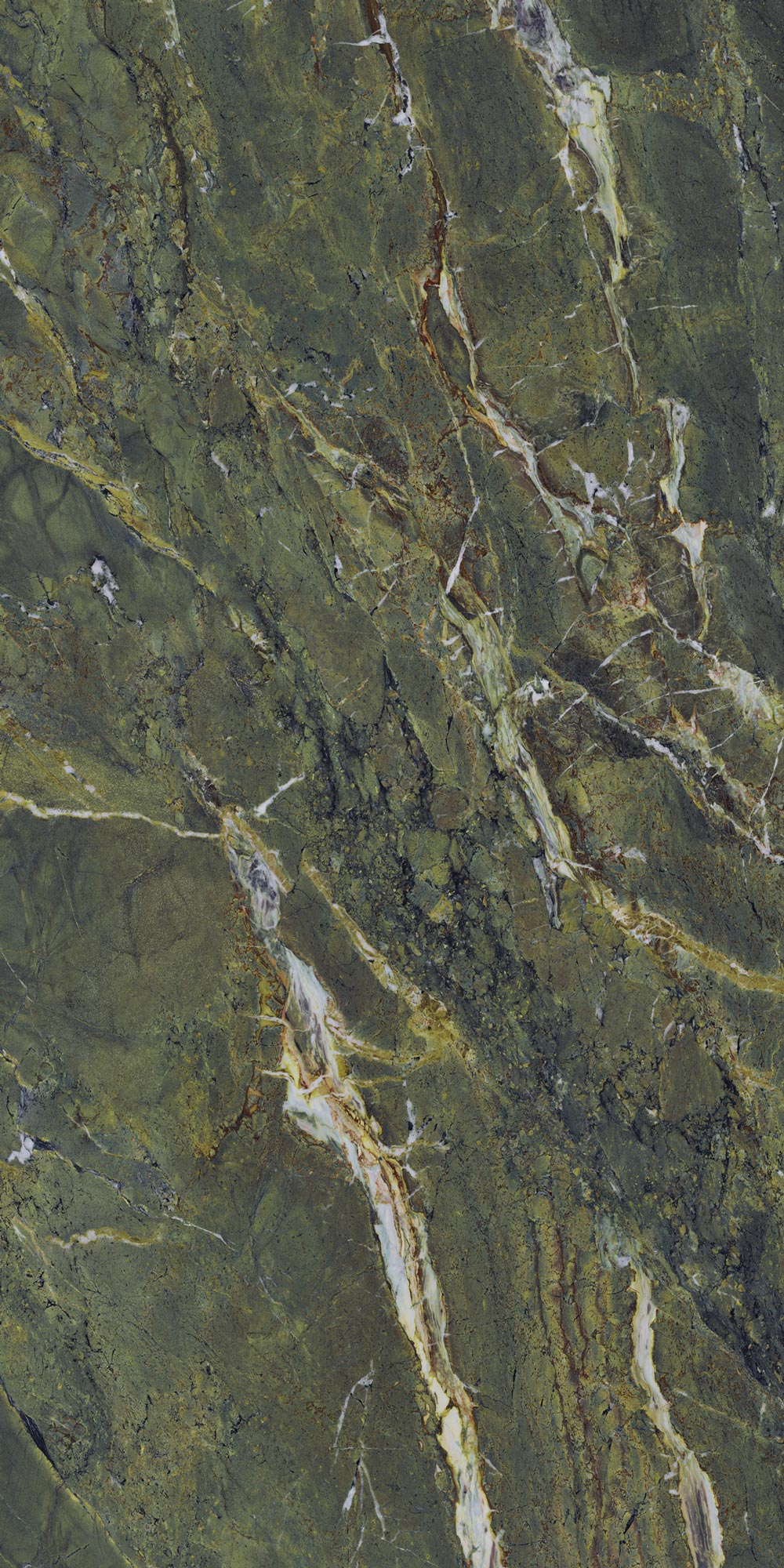 Ariostea Ultra Marmi Verde Karzai Marble effect porcelain tiles ...