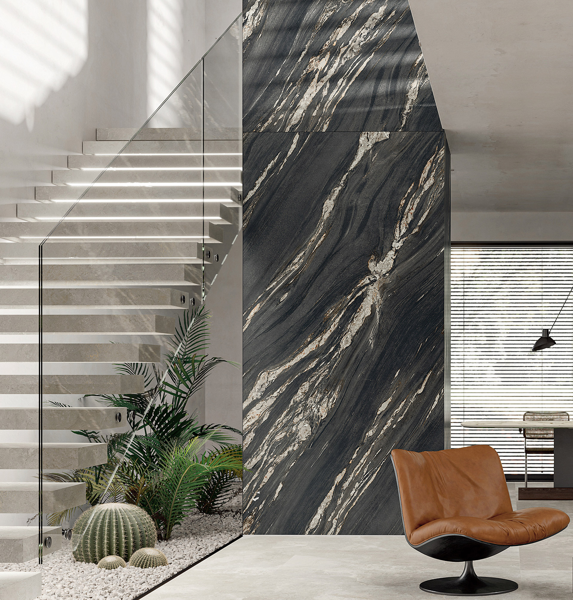 Ariostea Ultra Marmi Tropical Black Marble effect porcelain tiles Polished 750 x 1500 mm Black ...