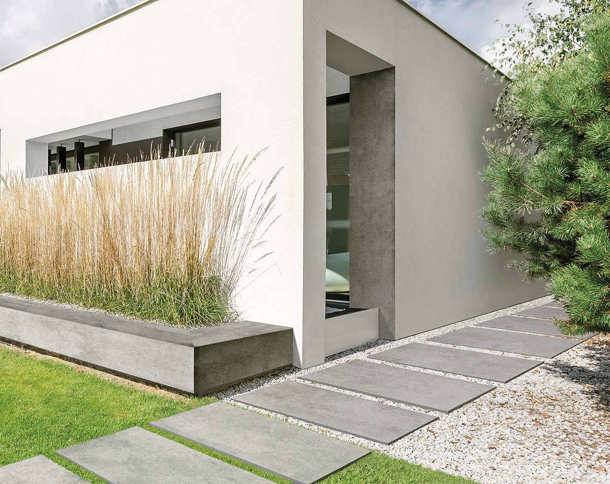 Grey 600 x 1200 mm Stone effect porcelain tile | Ariostea Teknostone ...